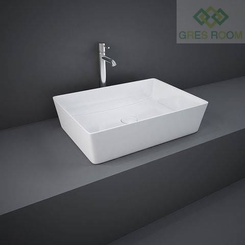 Rak Ceramics FEELING UMYWALKA SLIM NABLATOWA PROSTOKĄTNA 50X36 CM BIAŁY ...